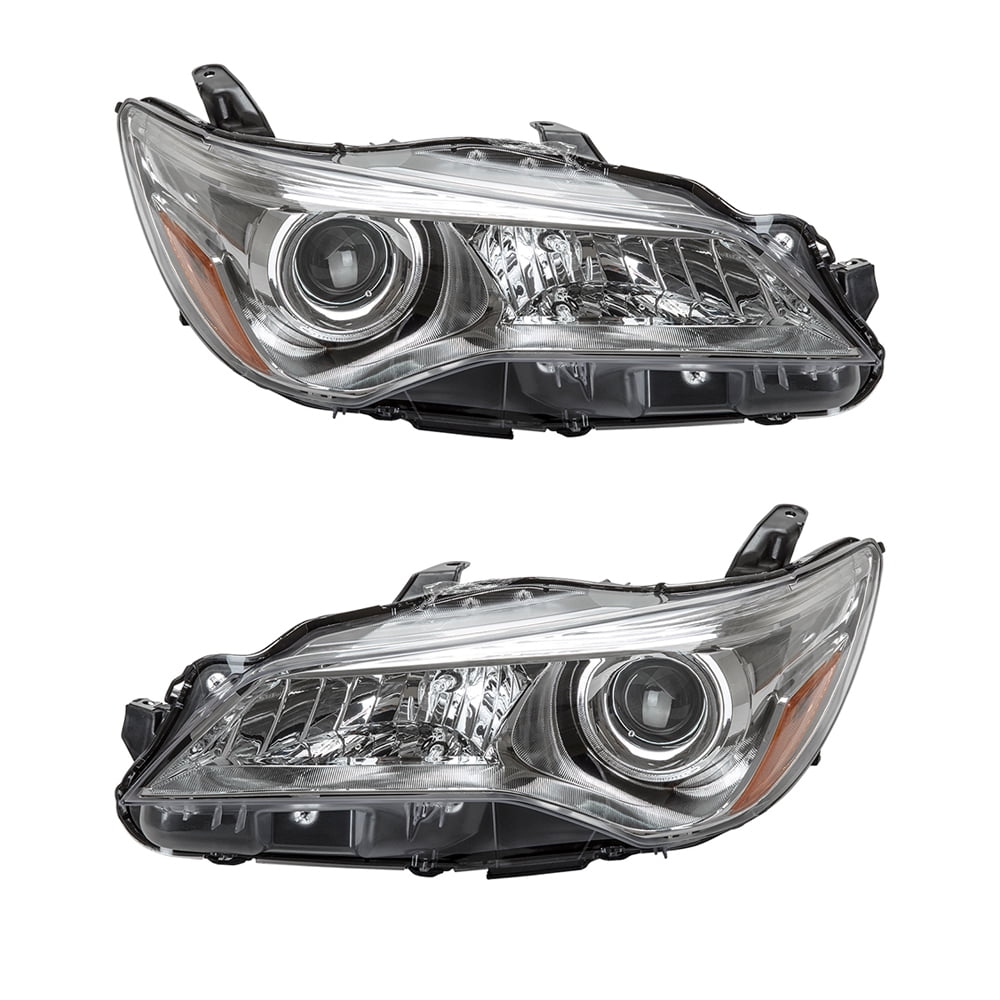 New Pair Of Headlights Compatible With Toyota Camry Xse Sedan 2015 2016 ...