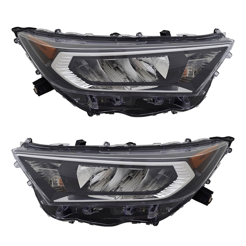 New Pair Of Headlights Compatible With Toyota Rav4 Le 2019 2020 2021 By ...