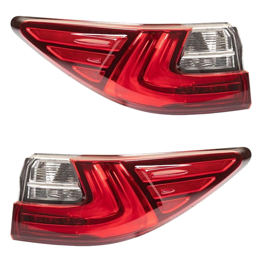 New Pair of Tail Lights Compatible With Lexus ES300h ES350 2016 2017 ...
