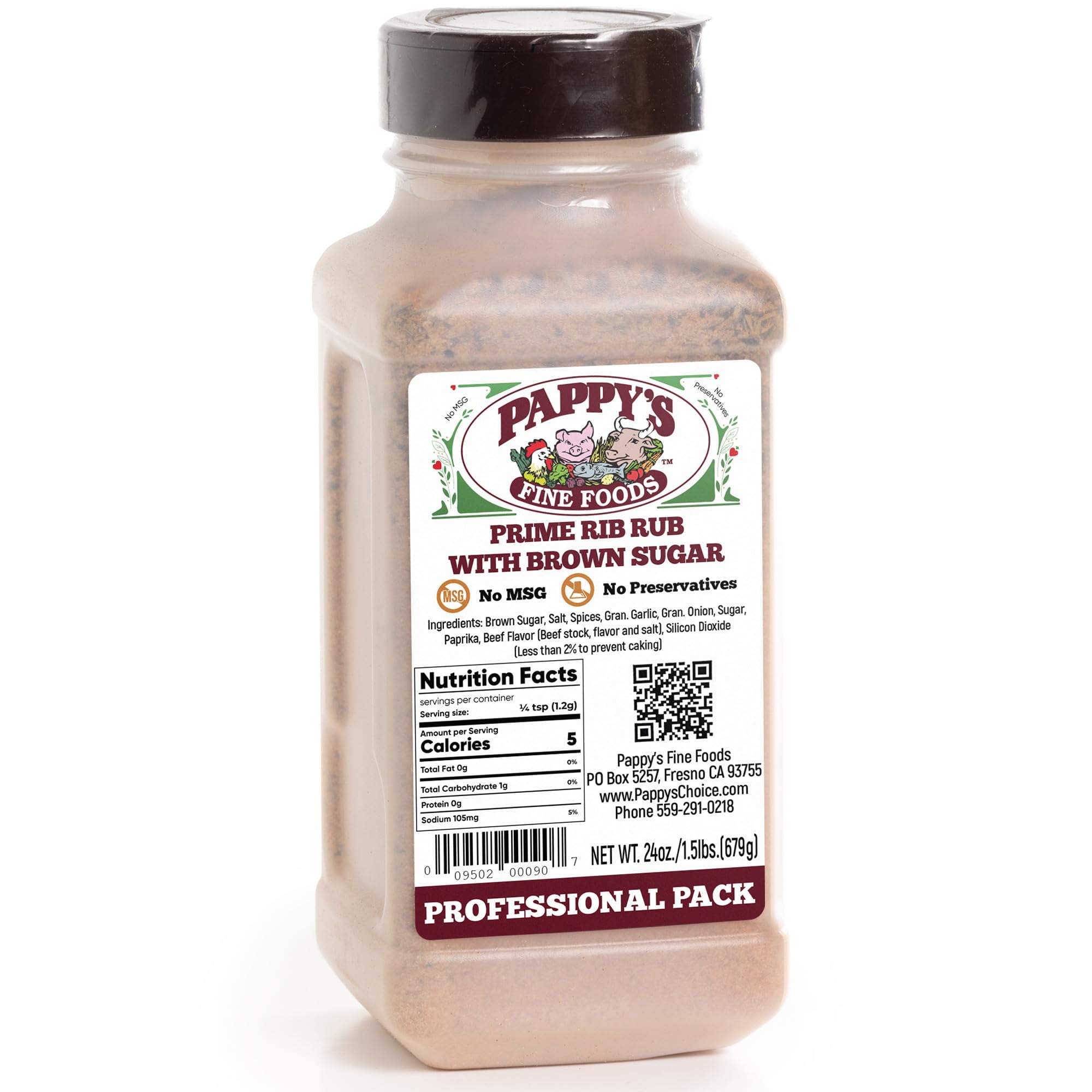 New Pappy's Prime Rib YPF5 Rub With Brown Sugar. beef, chicken, fajita ...