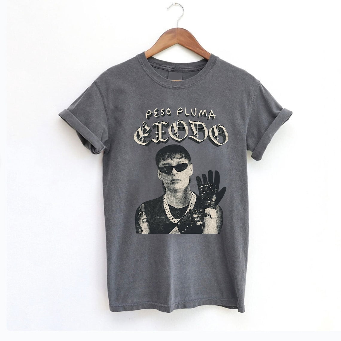 New Peso Pluma T-Shirt, Tee Music Peso Pluma Exodo Tour Concert Shirt ...