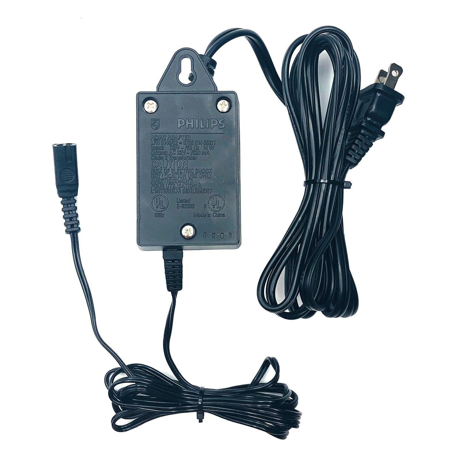 New Philips LFH0145/52 AC Adapter 22V 0.52A Power Supply 2Pin Connector ...