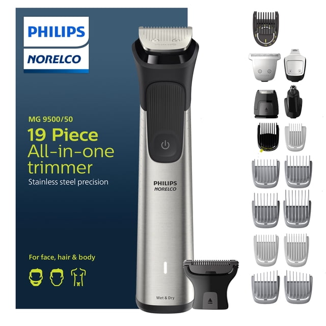 New Philips Norelco 9000, Men's All In One Trimmer For Beard, Head ...