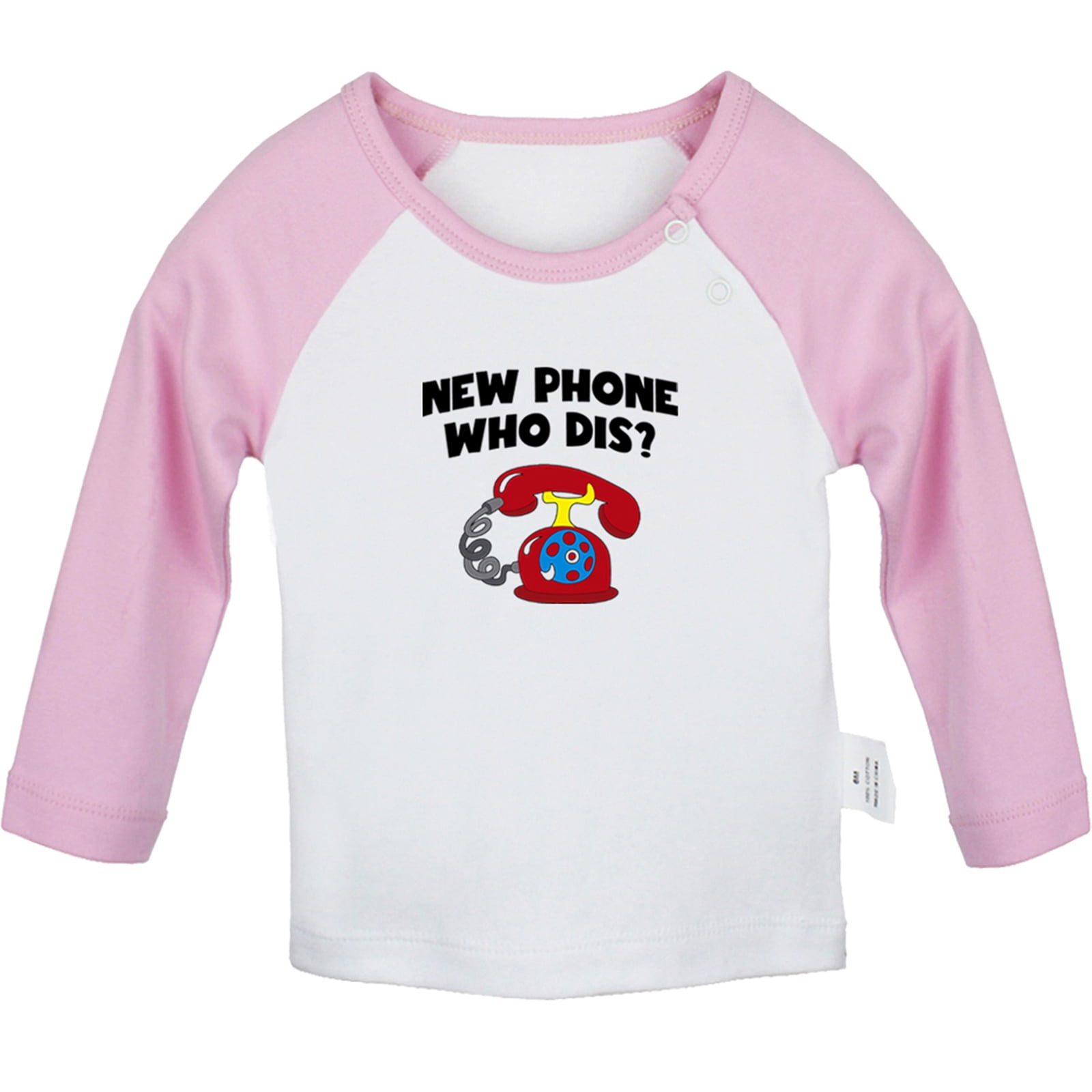 New Phone Who Dis Funny T shirt For Baby, Newborn Babies T-shirts ...