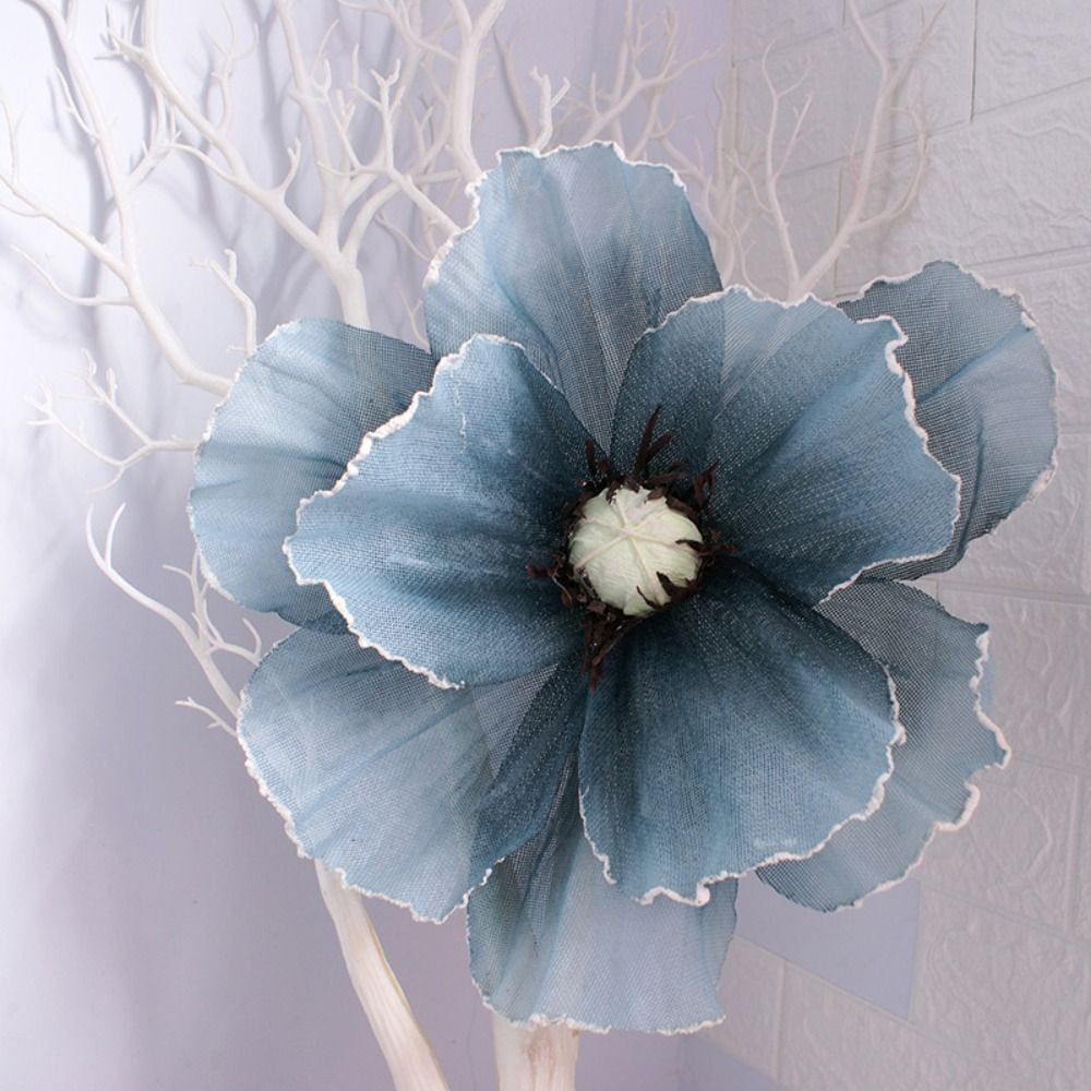 New Photo Props 30cm Window Display Linen Large Artificial Flower ...