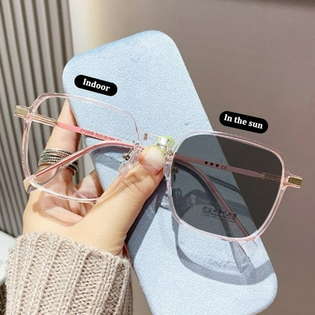 New Photochromic Glasses Anti Blue Glasses Men Women Color Changing ...