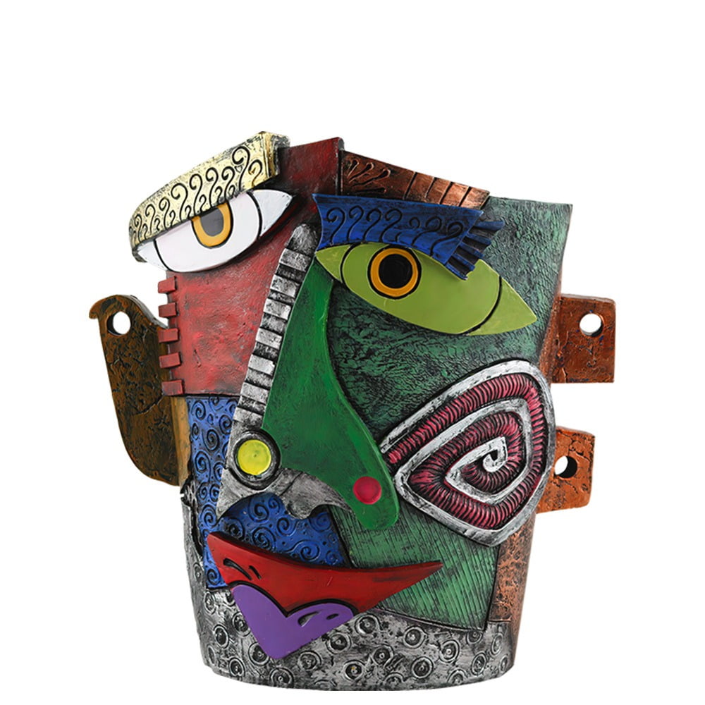 New Picasso Brutalist Abstract Beauty Face Flower Pot Ornaments ...