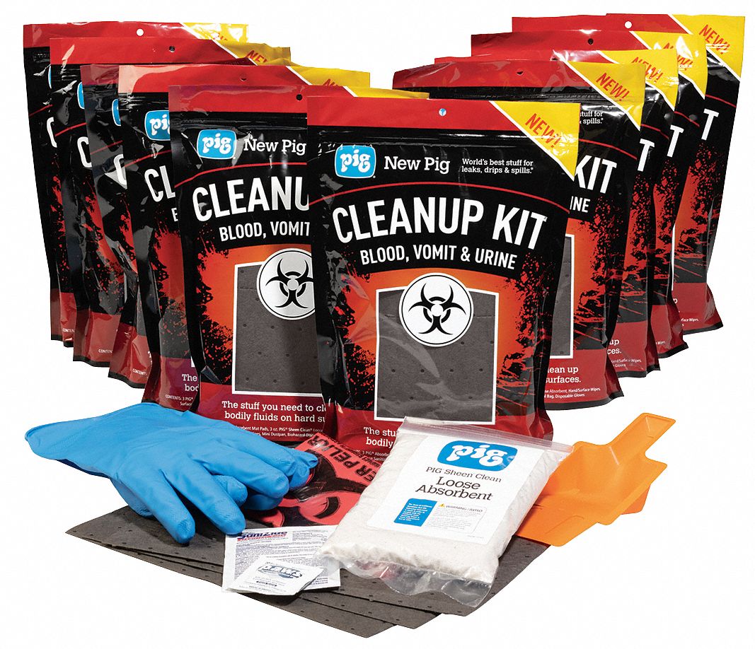 New Pig Corporation KIT5006 Multi Purpose Spill Kit Blood, Vomit ...