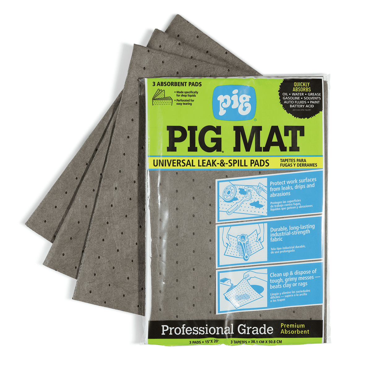 New Pig Univ Medium Weight Absorb Mat Pack - Walmart.com