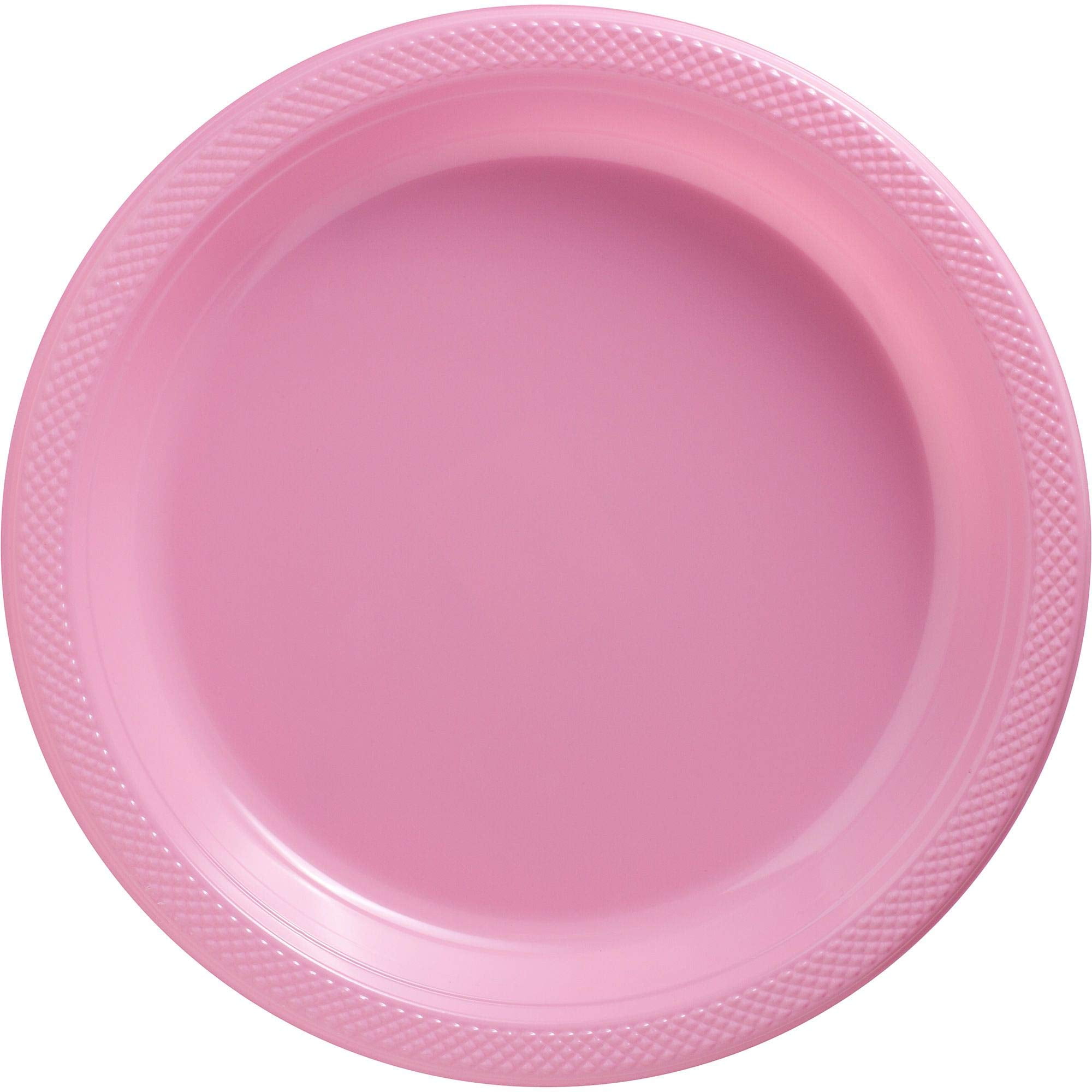 New Pink Plastic Luncheon Plates Big Party Pack, 50 Ct. - Walmart.com