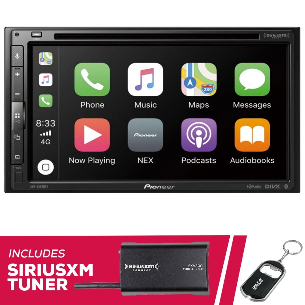 New Pioneer AVH-2550NEX Multimedia Free SiriusXM Tuner - Walmart.com