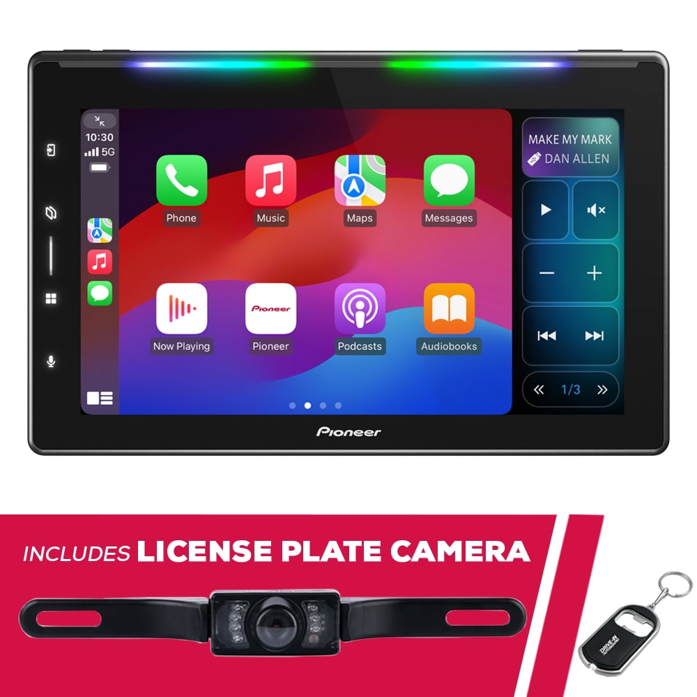 New Pioneer DMH-WT6000NEX 10.1" 1-DIN Multimedia with License Plate ...