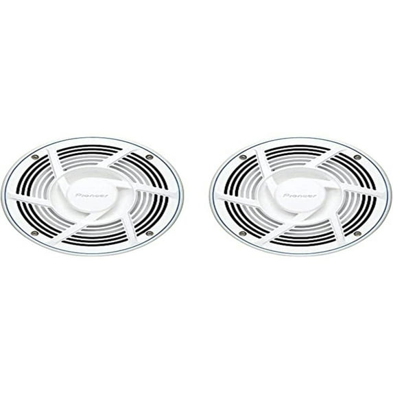 Pioneer Nautica TS-MR2040 2-Way Marine Speaker, 40 W RMS, 200 W PMPO, Heavy-Duty, Water ...