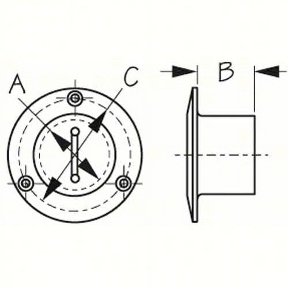 New Pipe Deck Fill sea-dog Line 351352-1 Water 1-1/2" Pipe x 1-1/2" x C ...