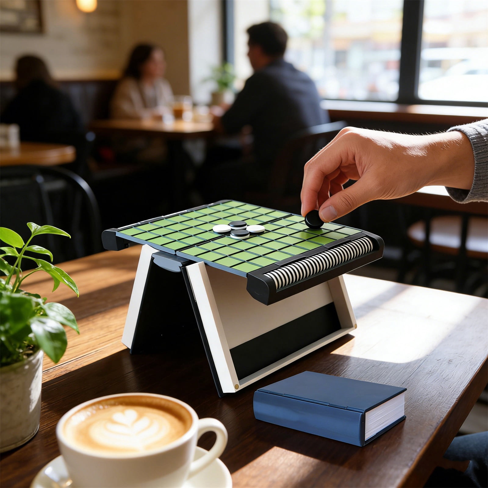 New Playbook'd Reversi, Book Board Games, 3D Printed Board Book, Board ...