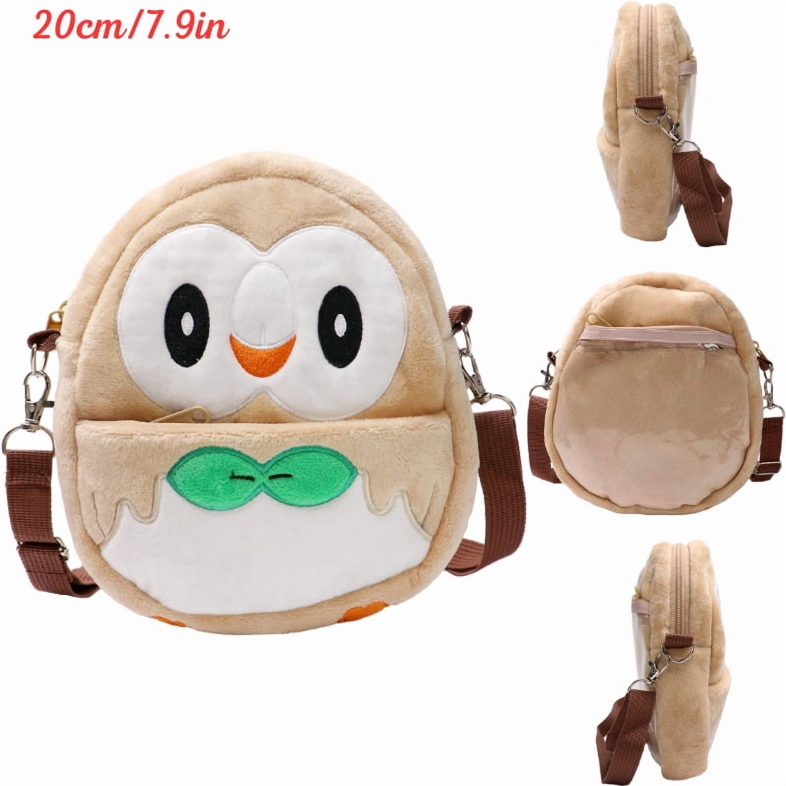 New Pokemon Plush Bag Pikachu Mimikyu Gengar Lucario Soft Stuffed Toy ...