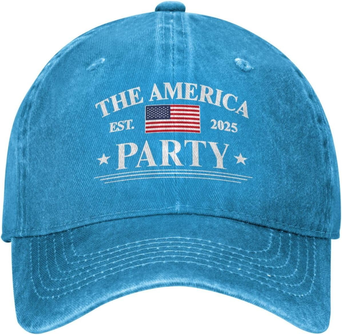 New Political Party America Party Cap Est. 2025 Hat Denim - Walmart.com