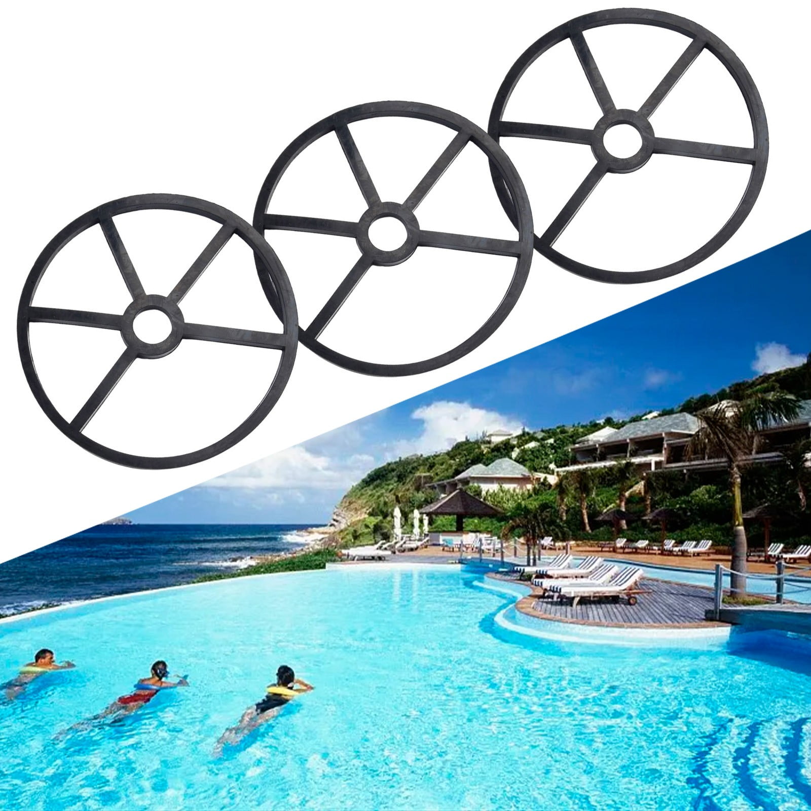 New Pool Multiport Valve 2\\\" Diverter Spider Gasket For Pentair ...