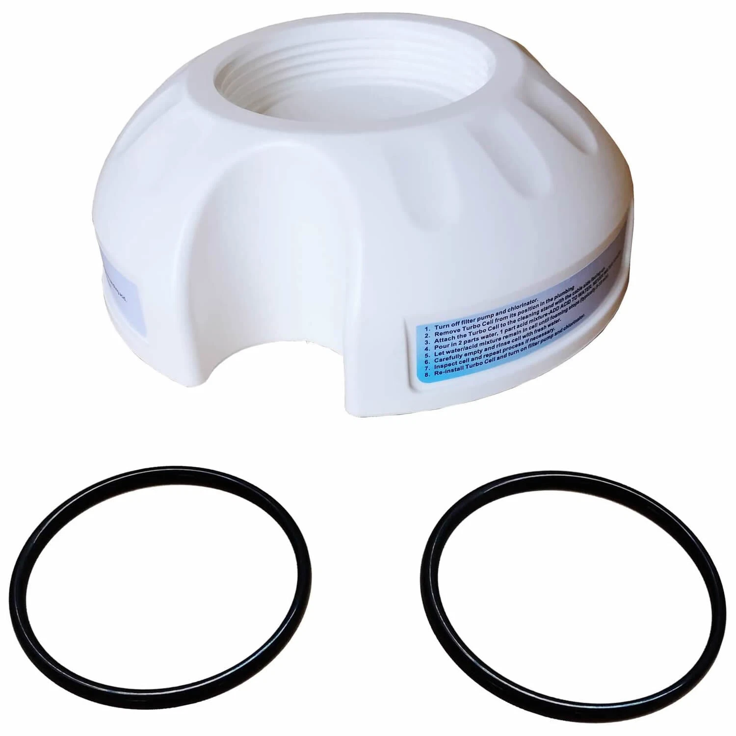 New Pool Salt Cell Cleaning Stand Cap W/ O-Ring For Hayward And Pentair ...