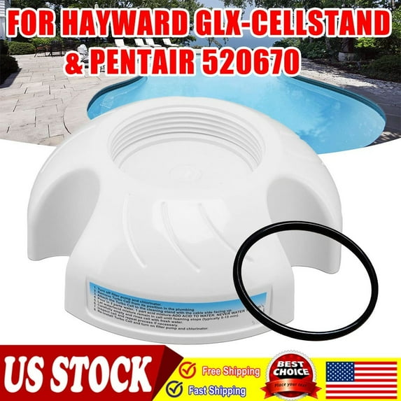 New Pool Salt Cell Cleaning Stand Cap W/ O-ring For Hayward / Goldline ...