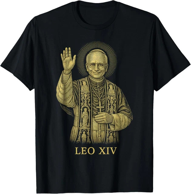 New Pope Leo Xiv Robert Francis Prevost T-Shirt Unisex S-5XL Hot Trending Shirt, Vintage ...