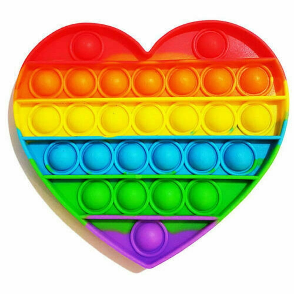 New Popit Fidget Toy Push Bubble Sensory Stress Relief Kids Family Gift ...