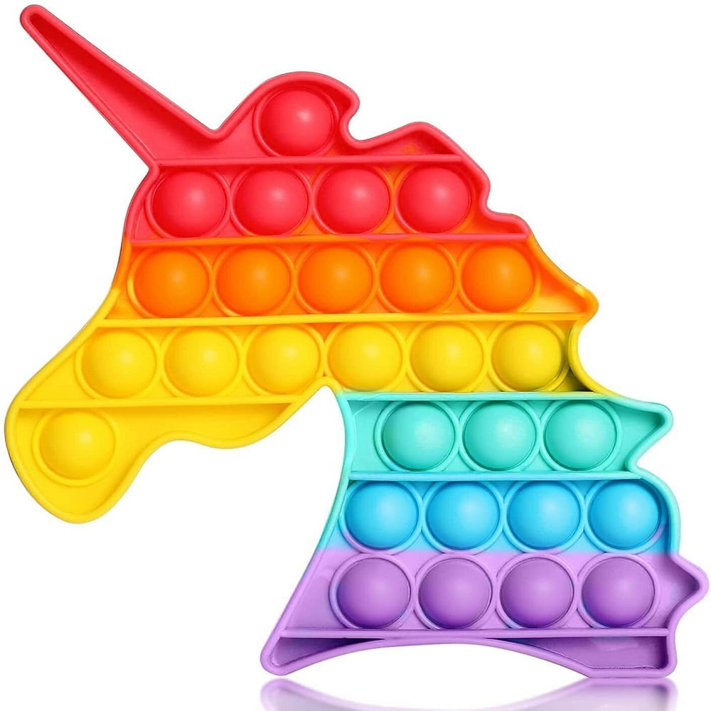 New Popit Fidget Toy Push Bubble Sensory Stress Relief Kids Family Gift ...