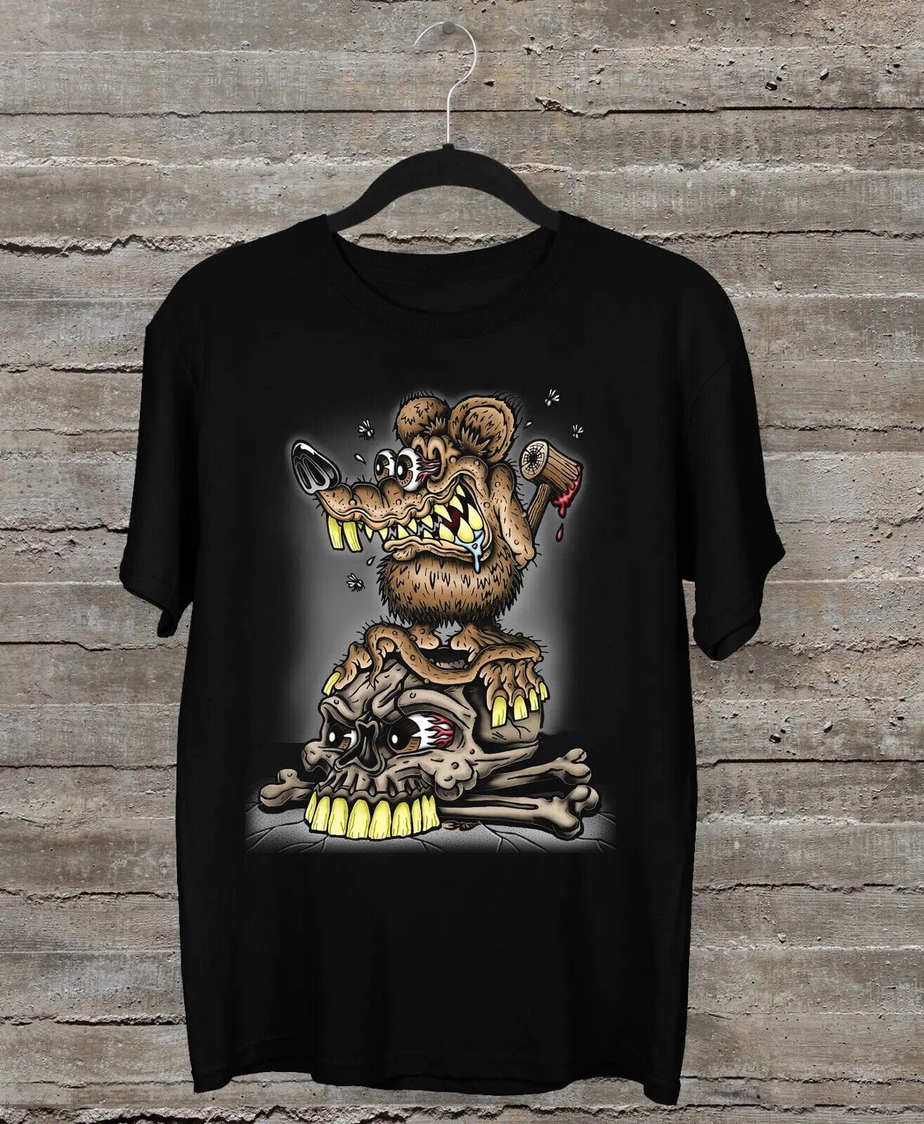 New Popular Ed Roth Rat Fink Gift For Fan Black Unisex T-shirt ...