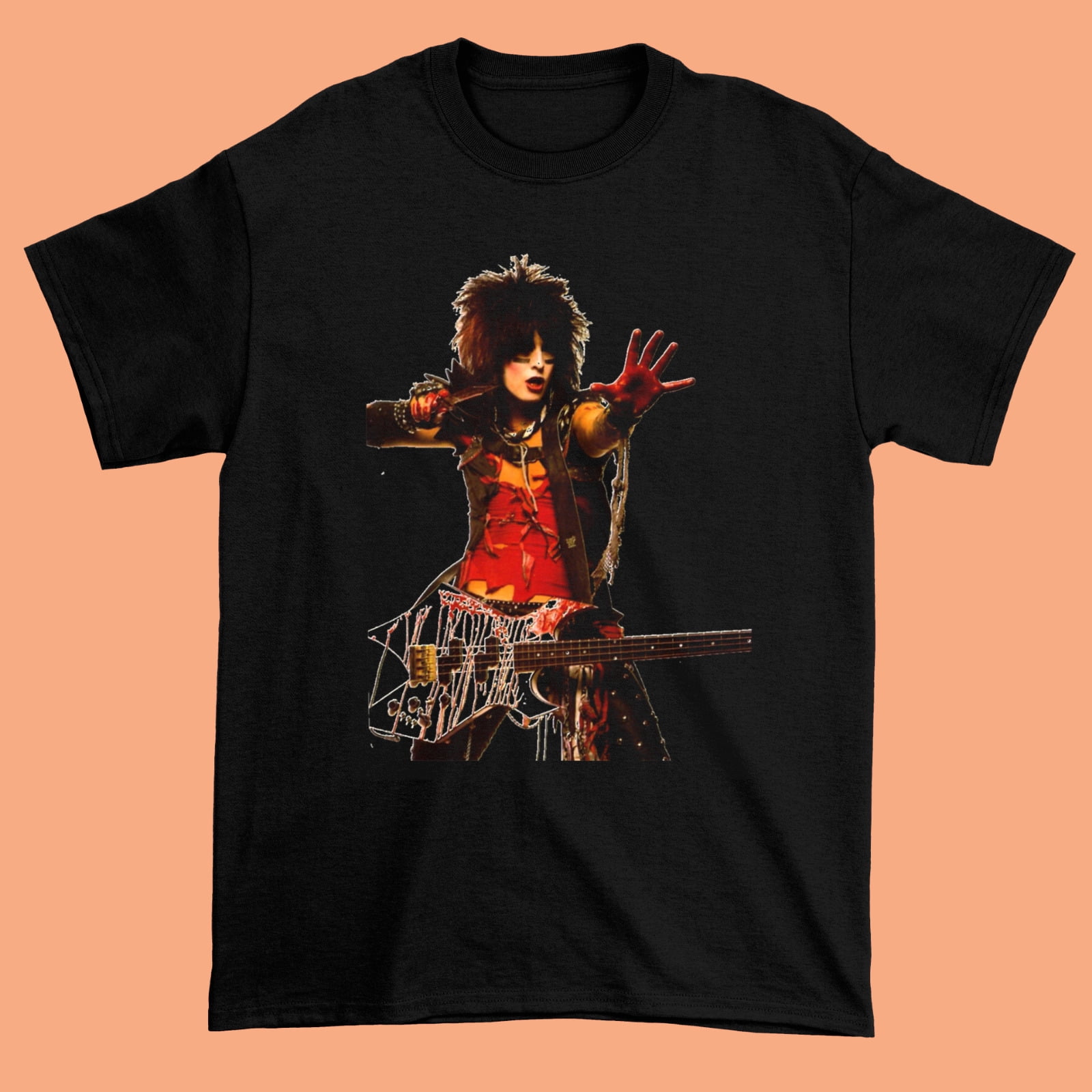 New Popular NIKKI SIXX 10 Short Sleeve Cotton Black Men All size NG2505 ...