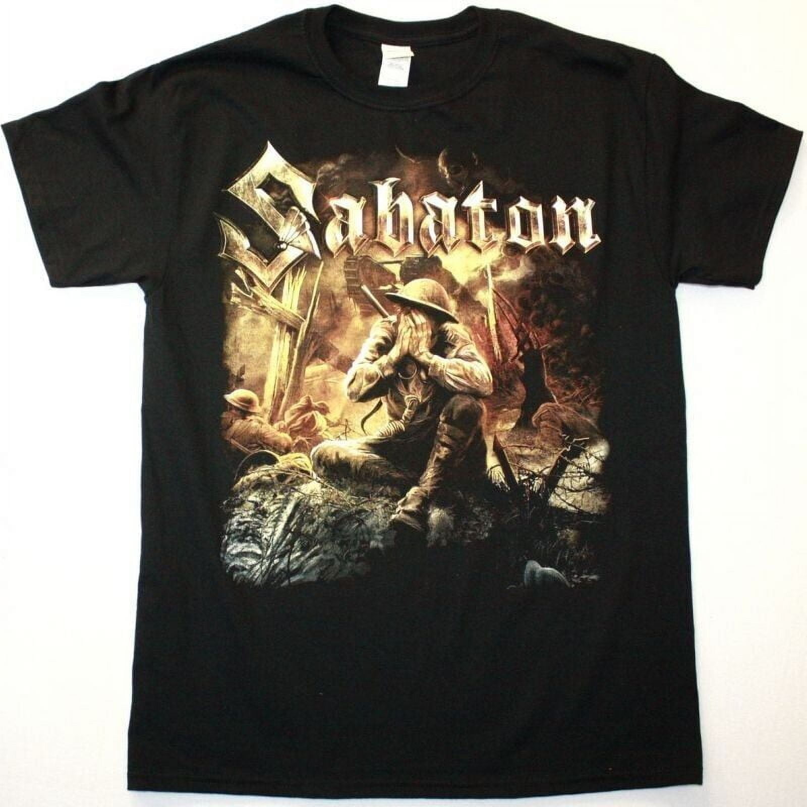 New Popular SABATON THE GREAT WAR Black Men all Size T-shirt - Walmart.com