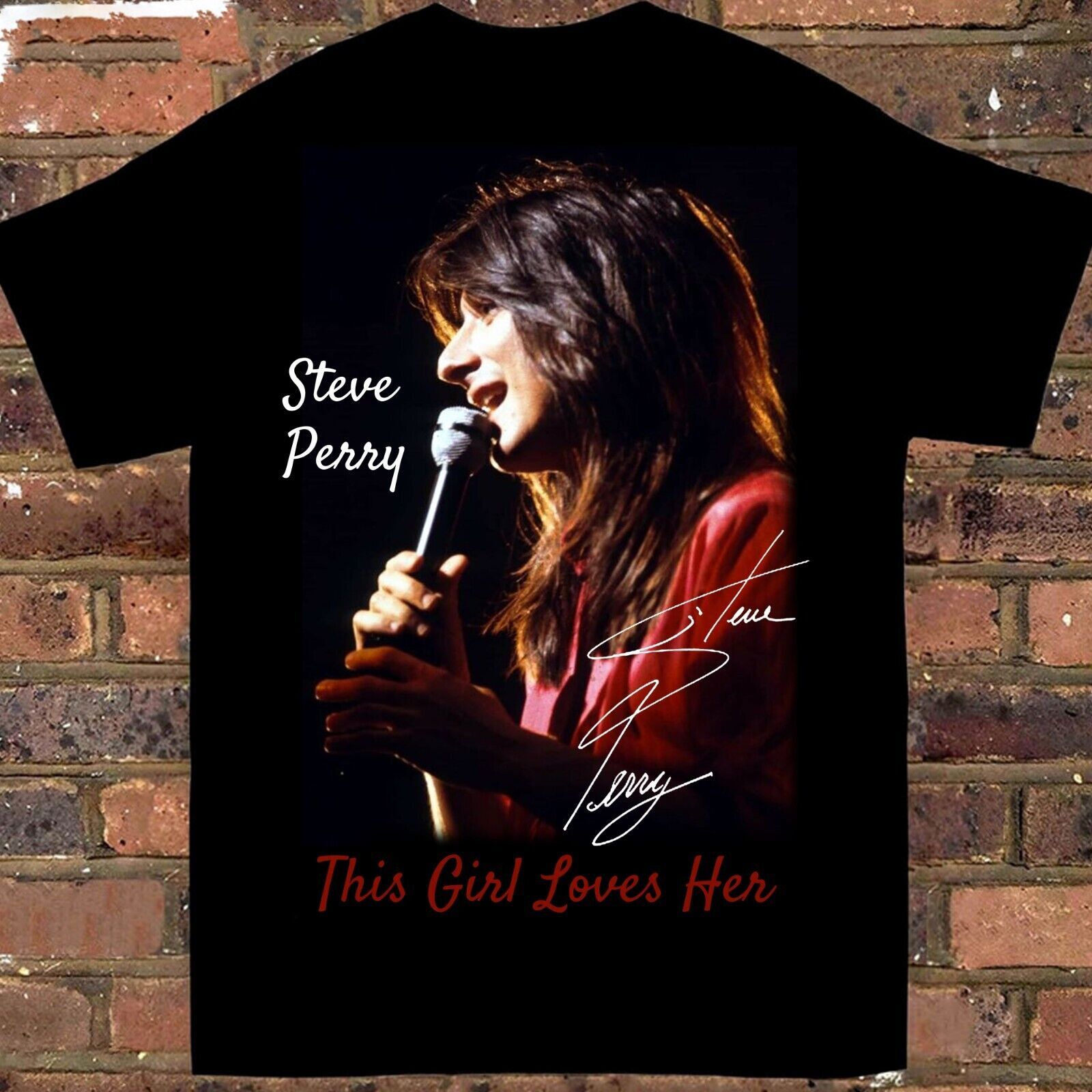 New Popular Steve Perry 80s Collection Singer Men All Size Shirt ...