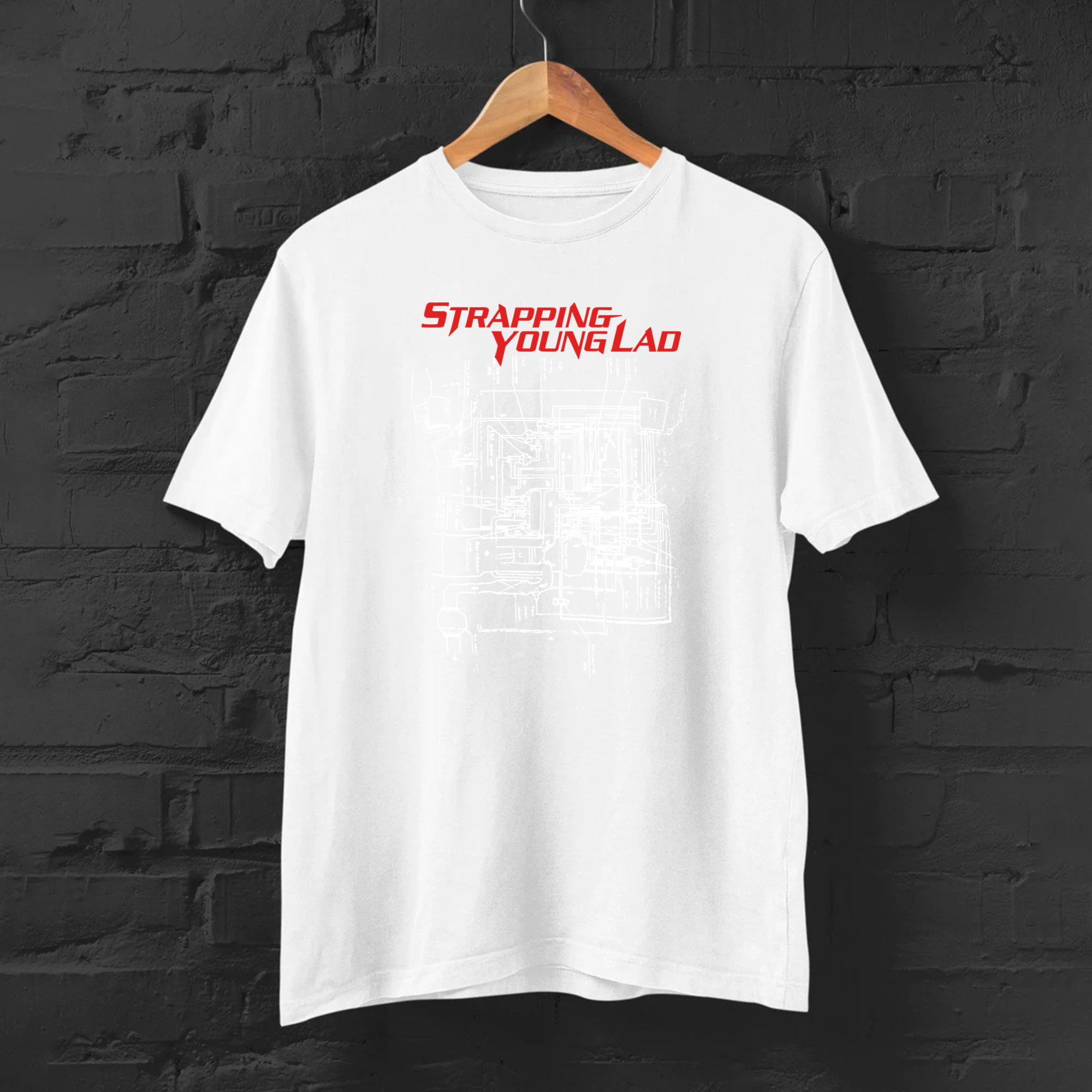 New Popular Strapping Young Lad Canadian Music Graphic Logo T-Size S ...