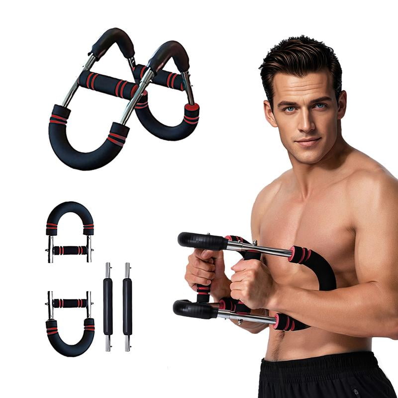 New Portable Adjustable Spring Workout Bar, Forearm Triceps Chest ...