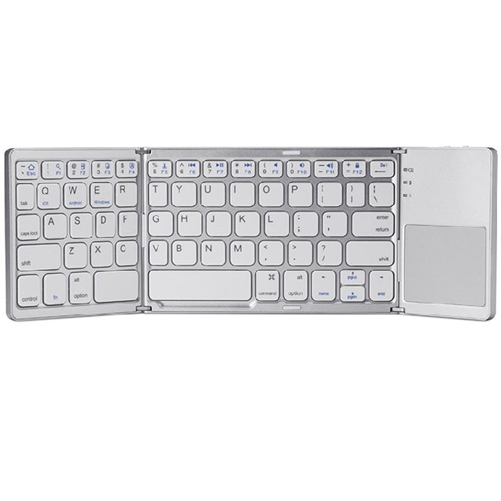New Portable Mini Three Folding Bluetooth Keyboard Wireless Foldable ...