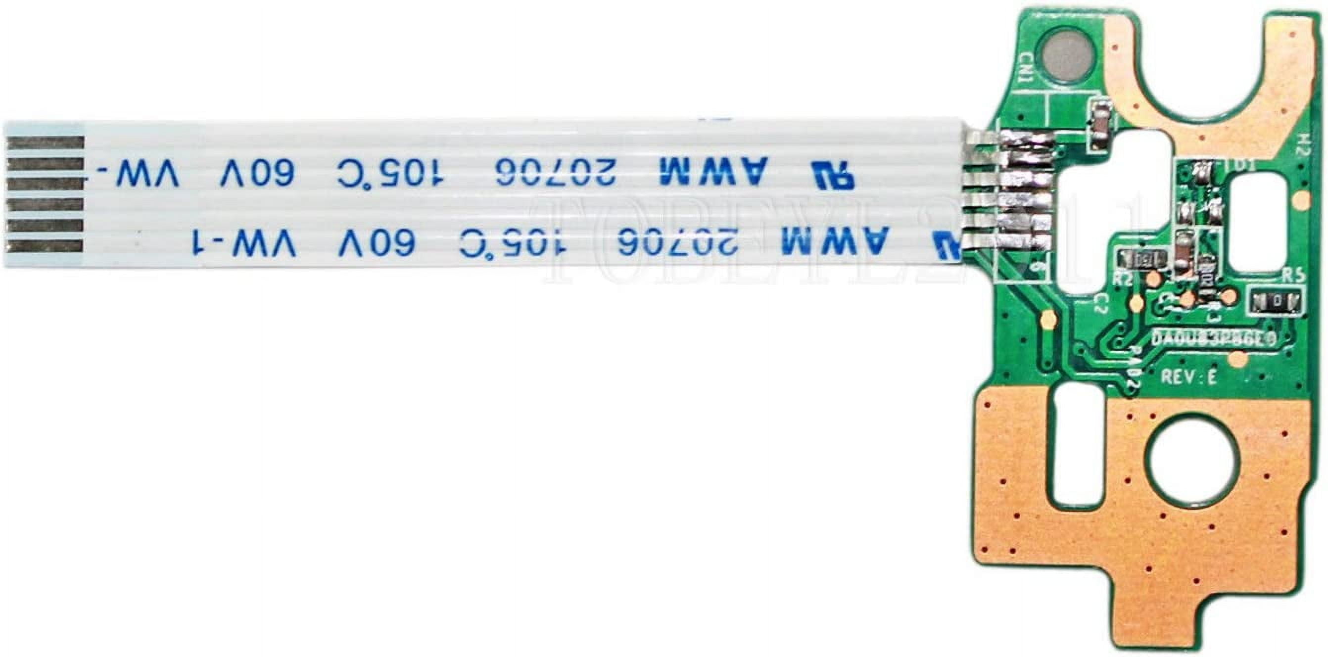 New Power Switch Button Board with Ribbon Cable Replacement for HP 15-F ...