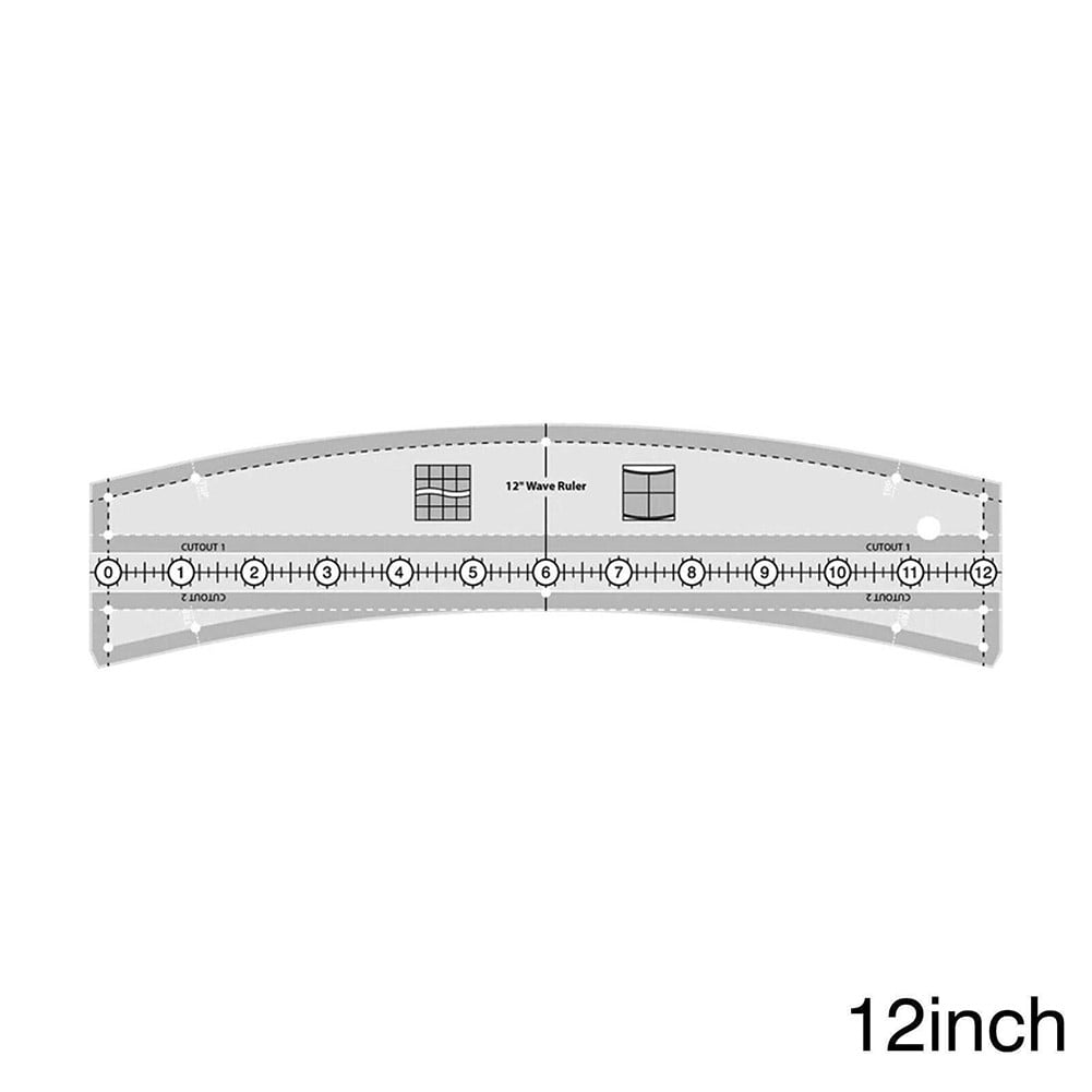 New Practical High Quality Wave Quilt Ruler Curve Tool Easy To Use Good ...