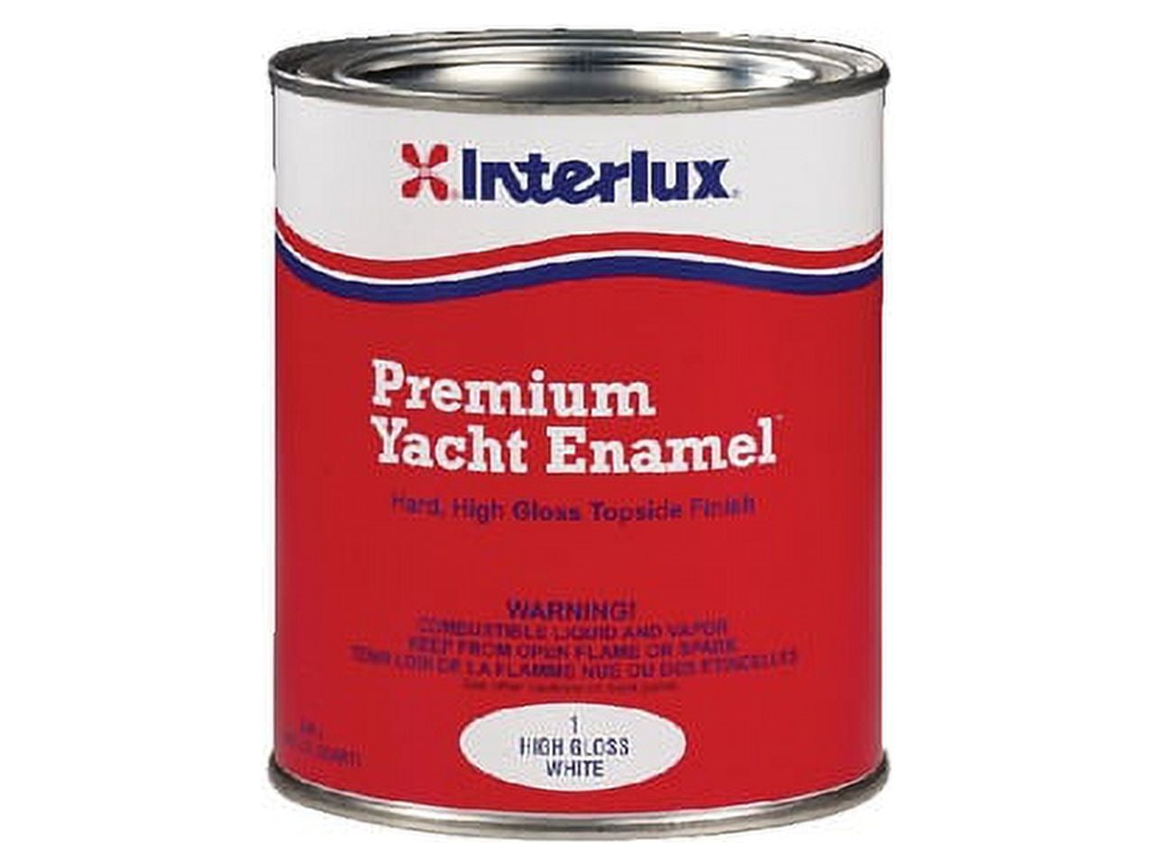 New Premium Yacht Enamel interlux 1/1 High Gloss White Gallon - Walmart.com