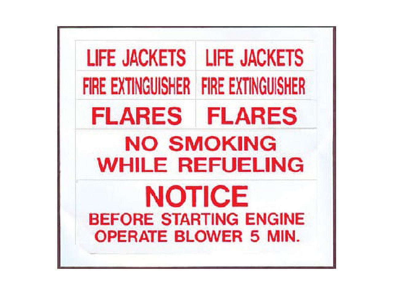 New Pressure Sensitive Identi-label Sets bernard Engraving Il04 Safety ...