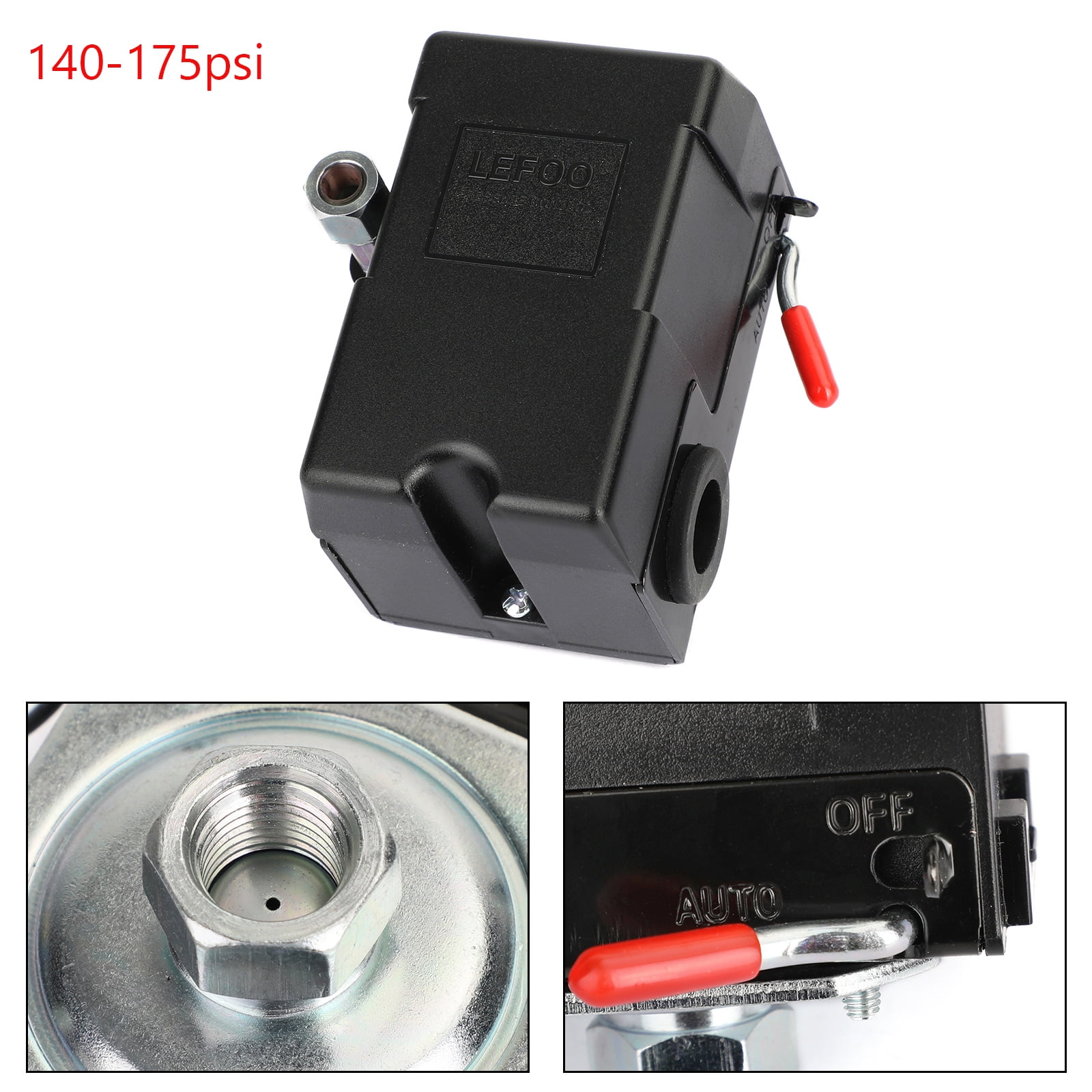 New Pressure Switch Control Air Compressor 140-175 PSI Heavy Duty 26 ...