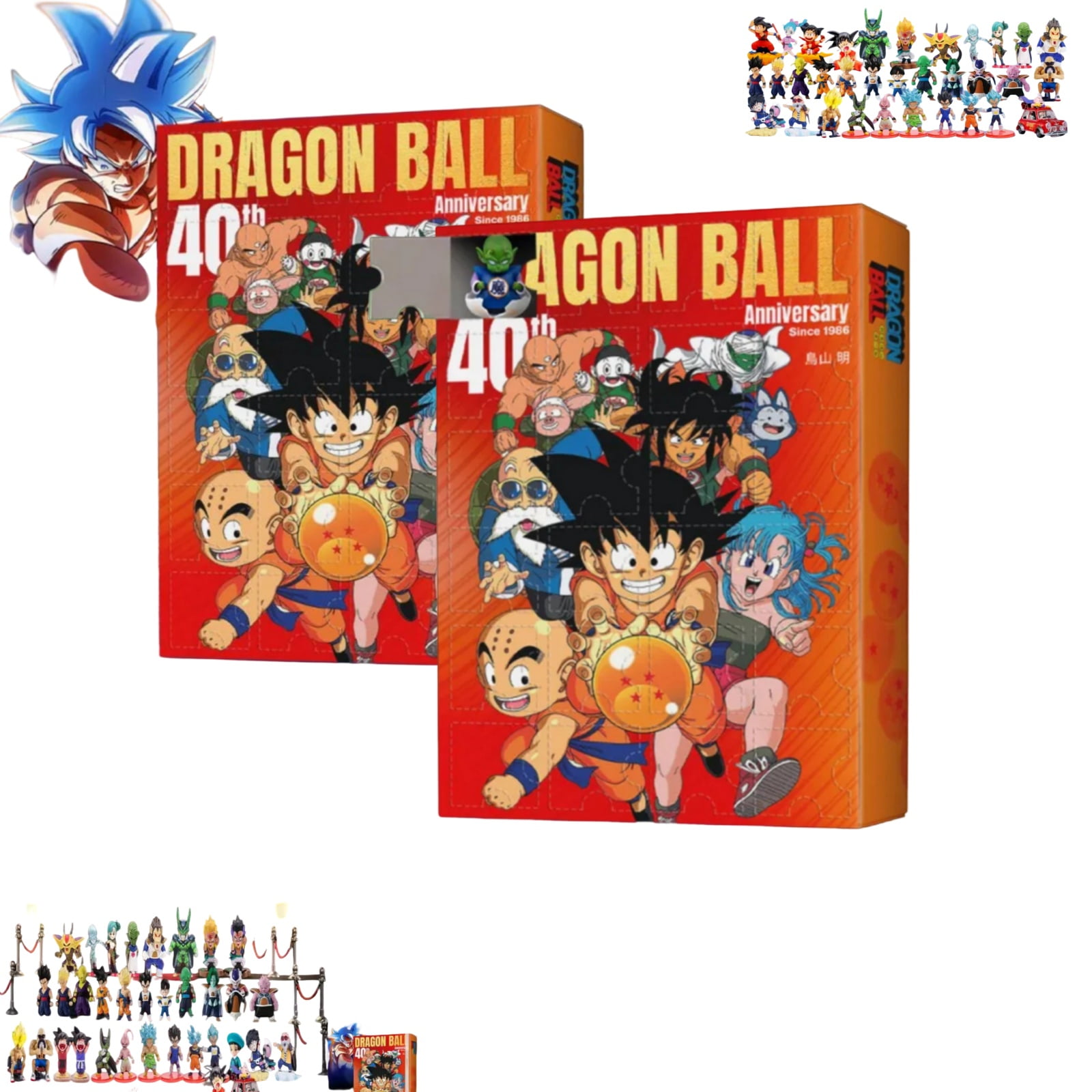 New Product Dragon Ball 40Th Christmas Advent Calendar Countdown 2D ...