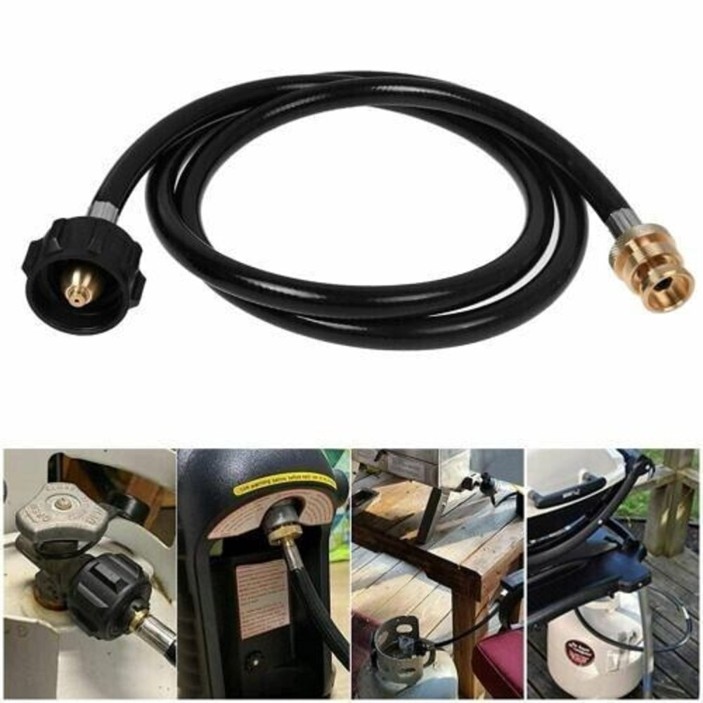 New Propane Adapter Hose LP Tank 1lb to 20lb Converter For QCC1 Type 1 ...