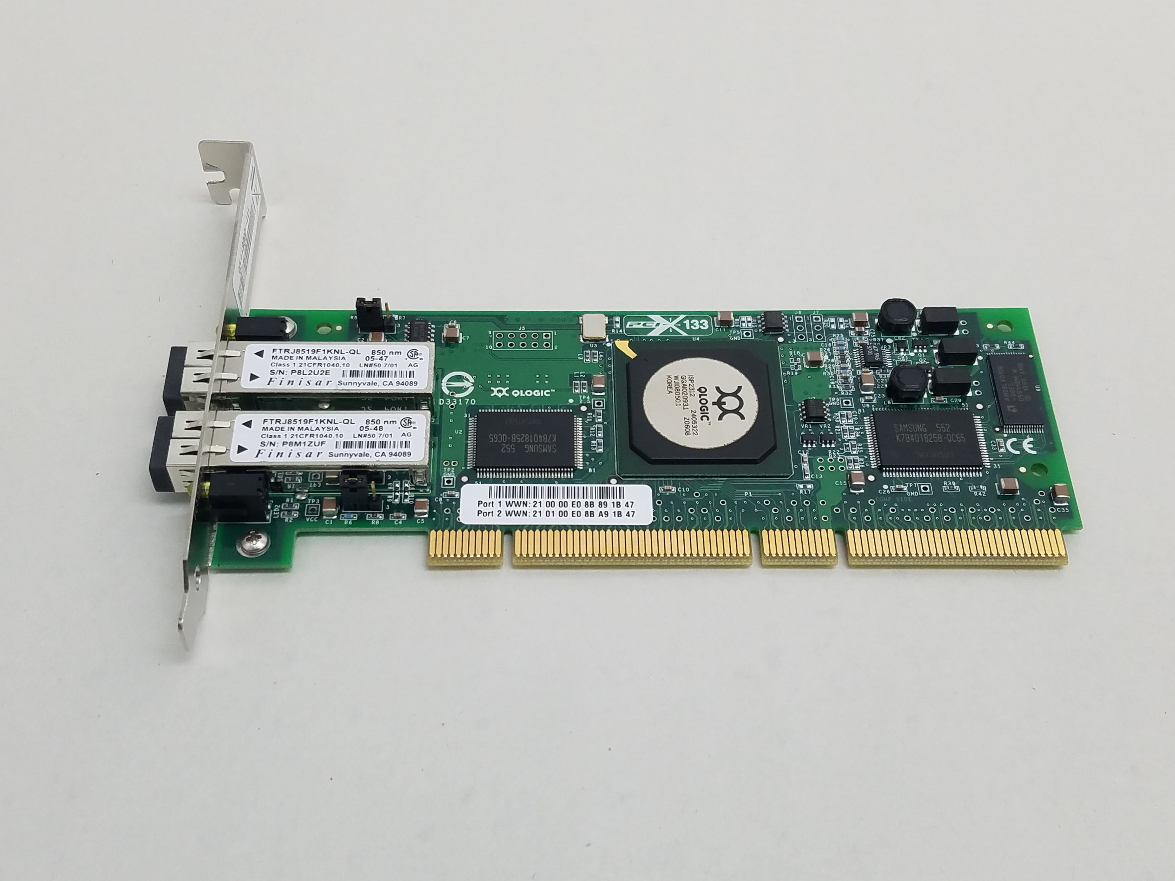 New Qlogic QLA2342 PCI-X Dual Port Fiber Channel Host Bus Adapter ...