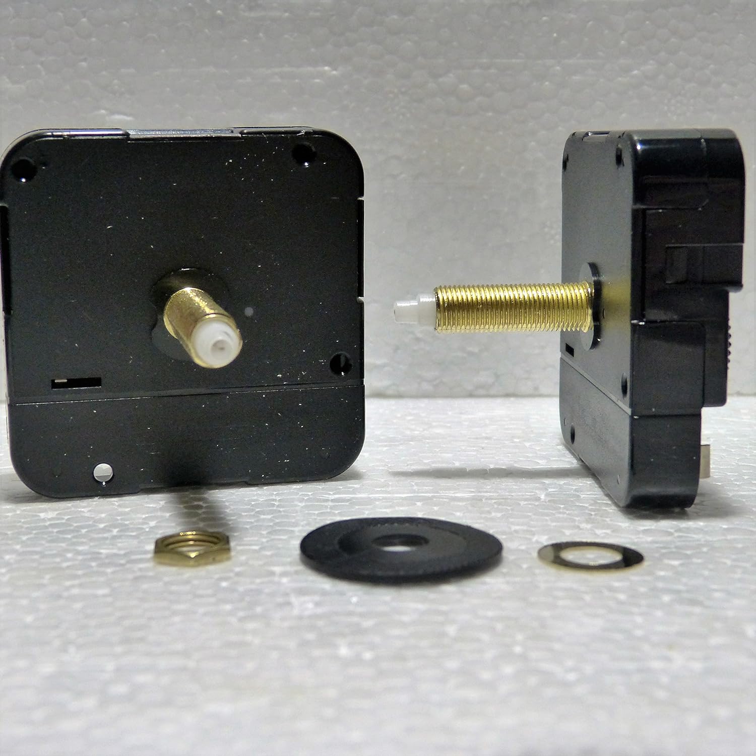 New Quartz Extra Long Spindle Ticking Clock Movement (Total Shaft ...