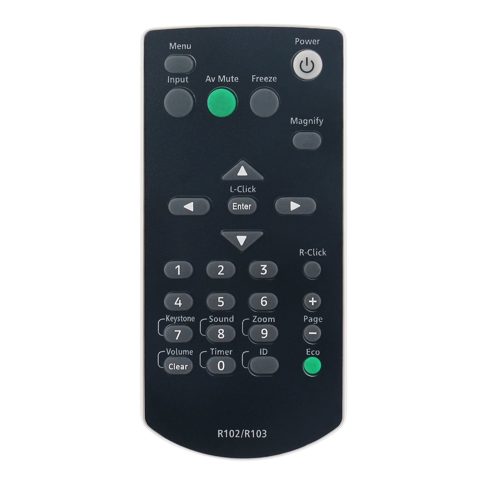 New R102 R103 Replaced Remote Control fit for Ricoh Projector PJ X3340N ...