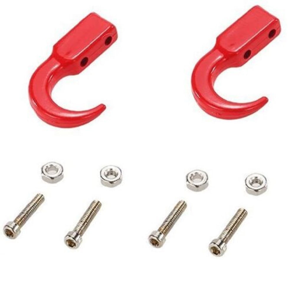 New RC 1 Or 10 Rock Crawler Accessory Metal Winch Hook Red Color TRX 4 ...