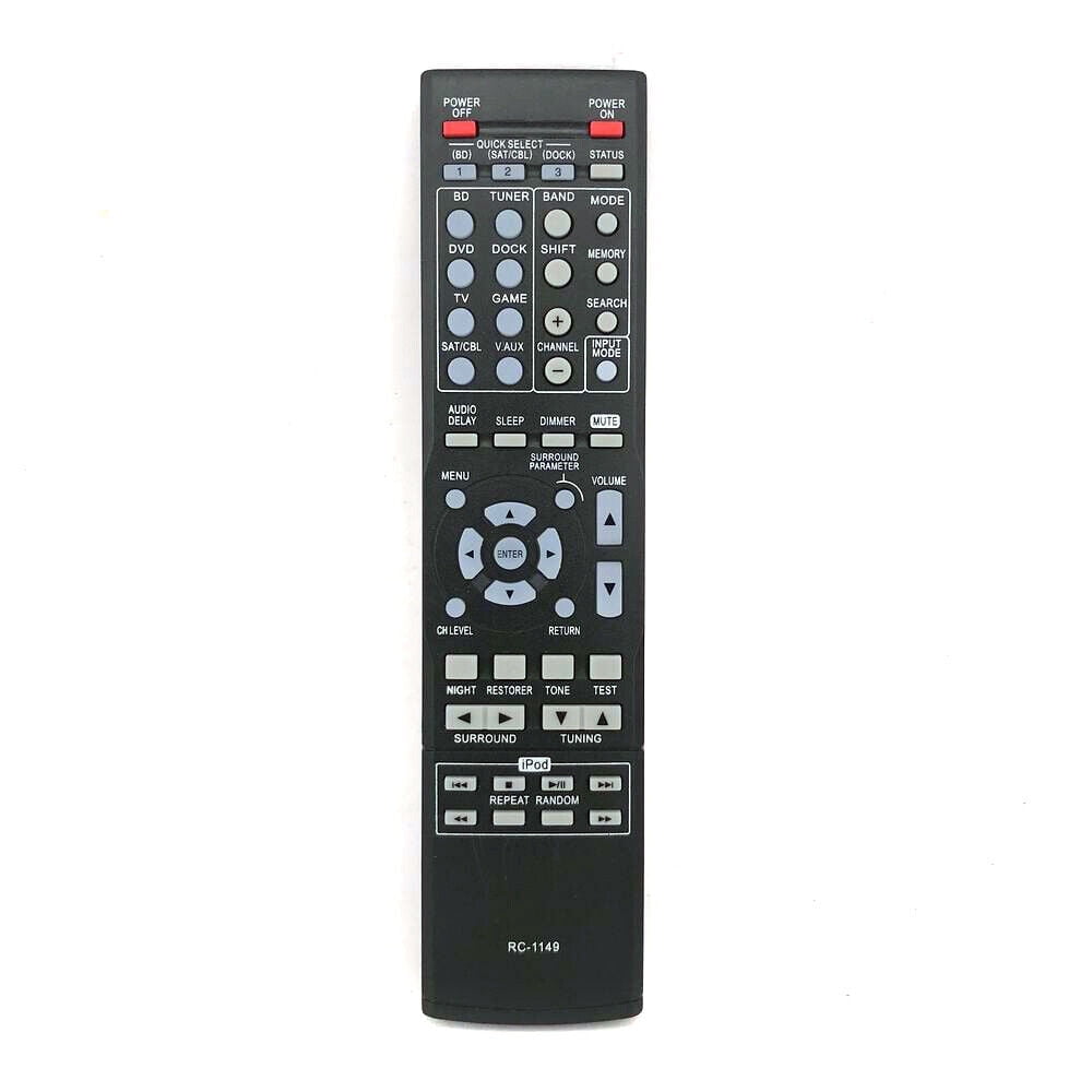 New RC-1149 For Denon AV System Remote Control AVR-390 AVR-391 AVR-591 AVR-1404 - Walmart ...