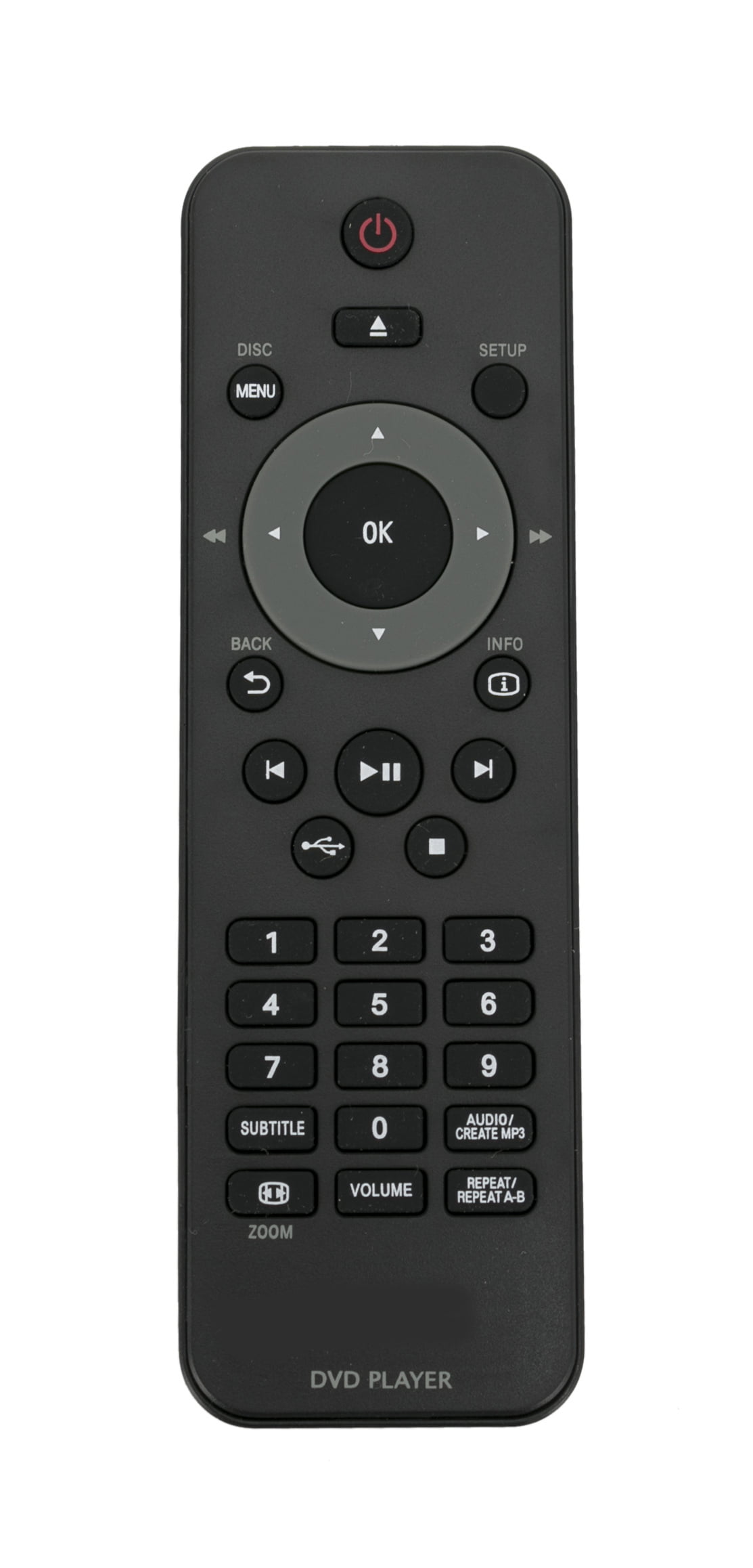 New RC-5340 Replace Remote Control for Philips DVD Video Player DVP3520K DVP4050 DVP6620 ...