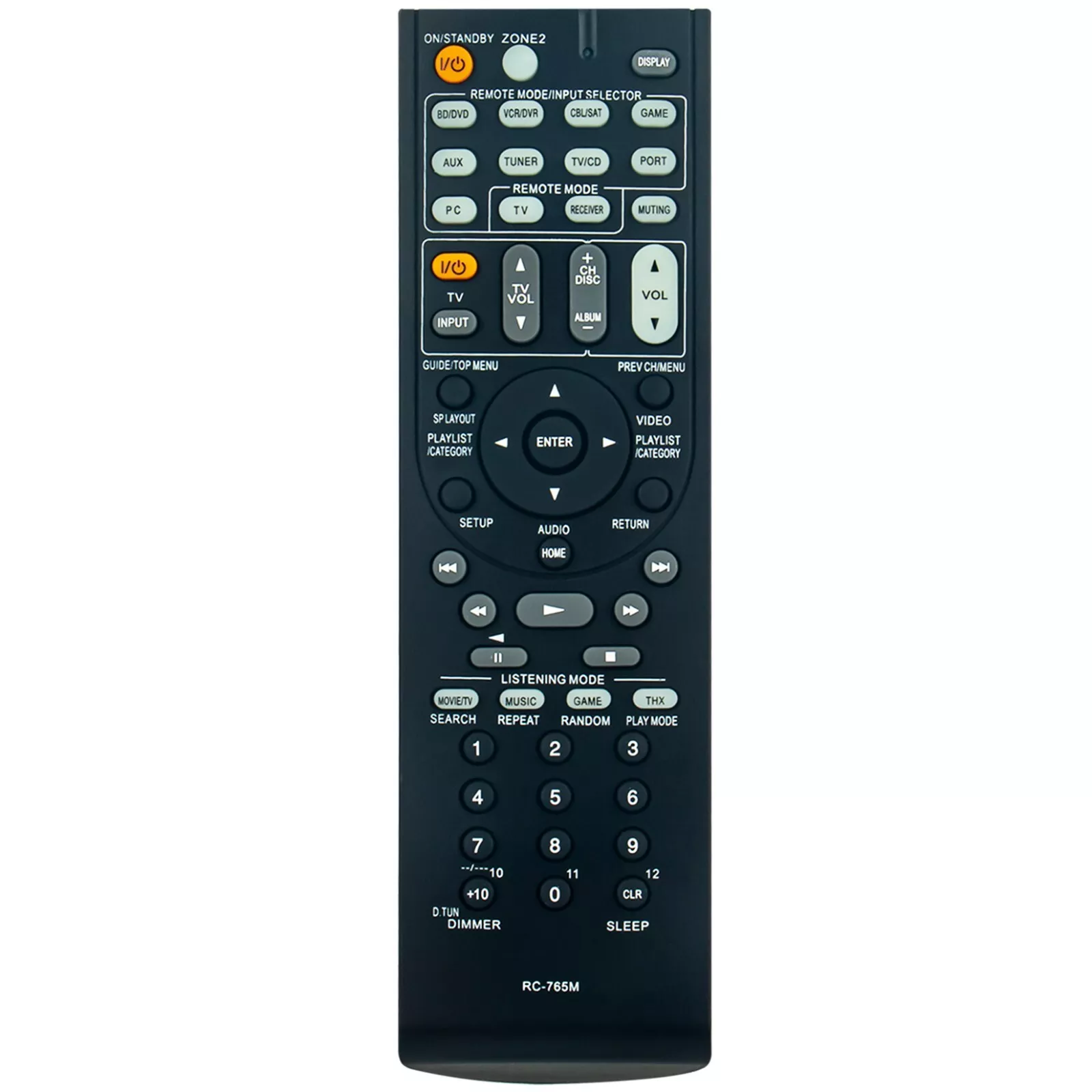 New RC-765M Replace Remote Control fit for Onkyo Home Theater TX-SR608 ... New RC-765M Replace Remote Control fit for Onkyo Home Theater TX-SR608 ...