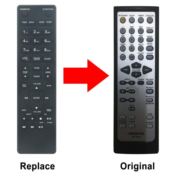 New RC-791S Remote Control for ONKYO RRMCGA222AWSA CR-445 CS-445 - Walmart Business Supplies