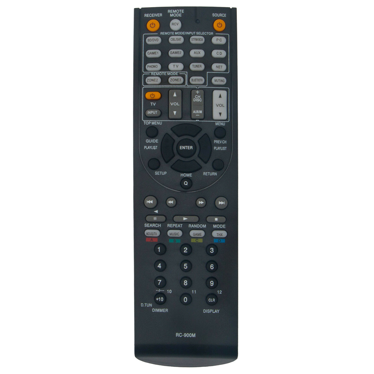 New RC-900M Replaced Remote Control fit for Onkyo AV Receiver TX-RZ900 ...
